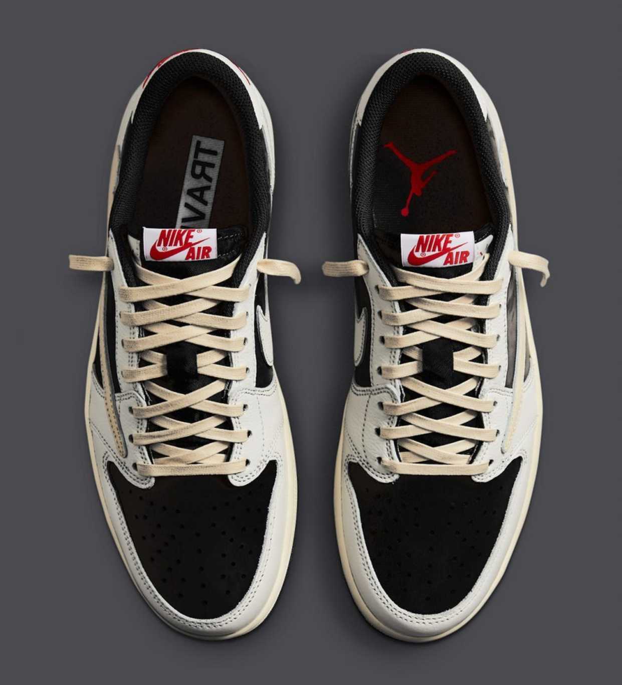 De Travis Scott X Air Jordan 1 Low Og Sail Black… Sneaker Squad
