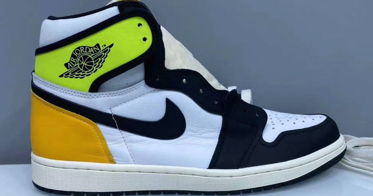 Deze knallende Volt colorway voor de Air Jordan 1… | Sneaker Squad