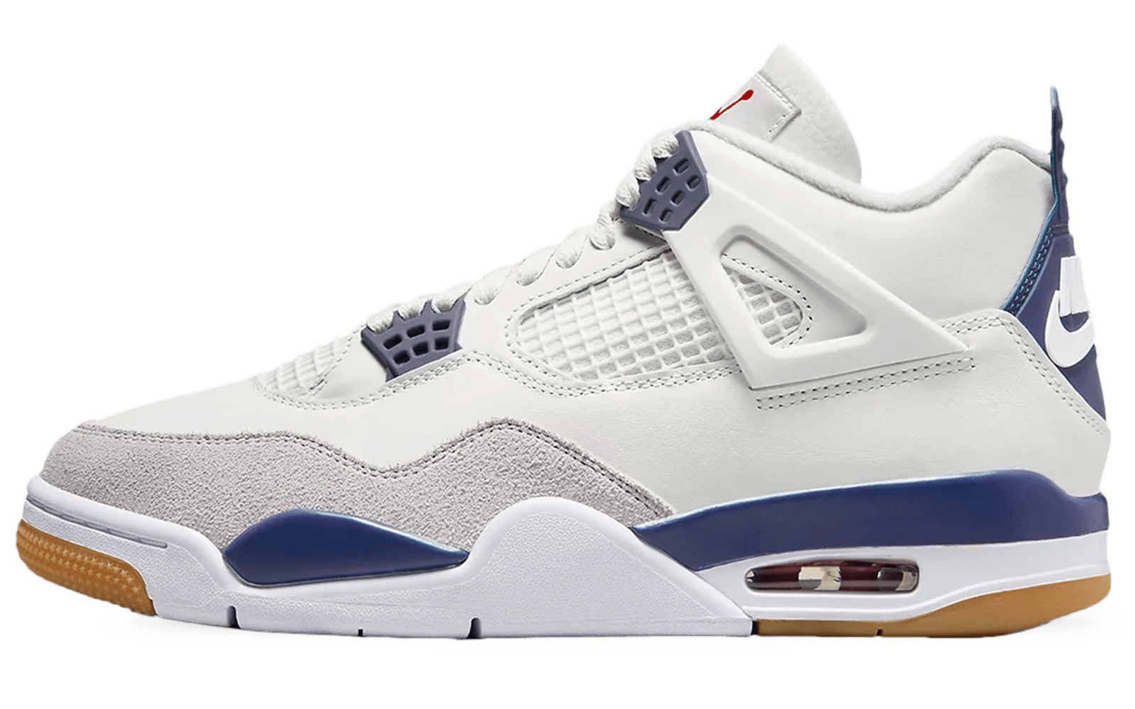 Nike SB x Air Jordan 4 Retro SP "Summit White Navy" |… | Sneaker Squad