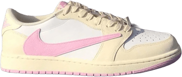 Travis Scott x Air Jordan 1 Low OG SP "Shy Pink" |… | Sneaker Squad