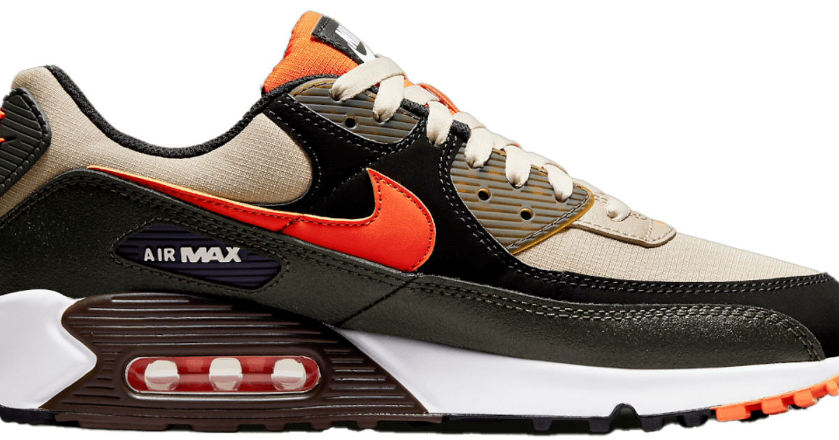 Nike Air Max 90 "Tan Olive Orange" | DH4619-200 | Sneaker Squad